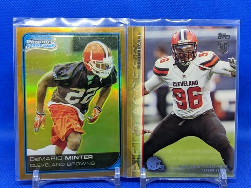 Demario Minter /50 2006 Bowman Chrome + Xavier Cooper /99 2015 Topps ...
