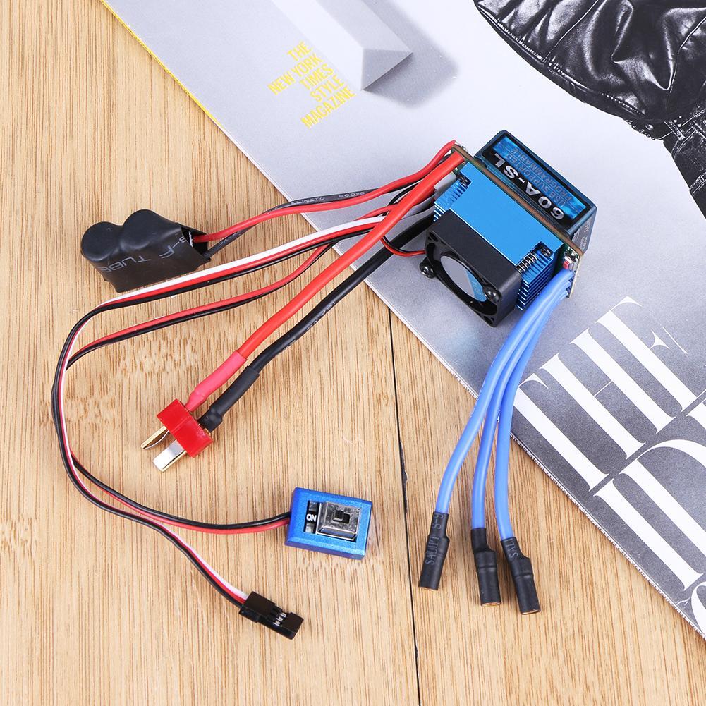 60A Low Resistance Brushless Electric Speed Controller for (ESC) 1 10 ...