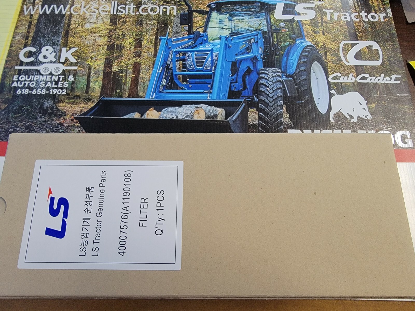 LS Tractor OEM Air Filter 40007576 for sale online | eBay