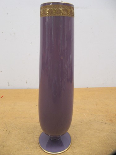 Vintage Cambridge Helio (Opaque Lavender) & Gold Decorated & Etched ...