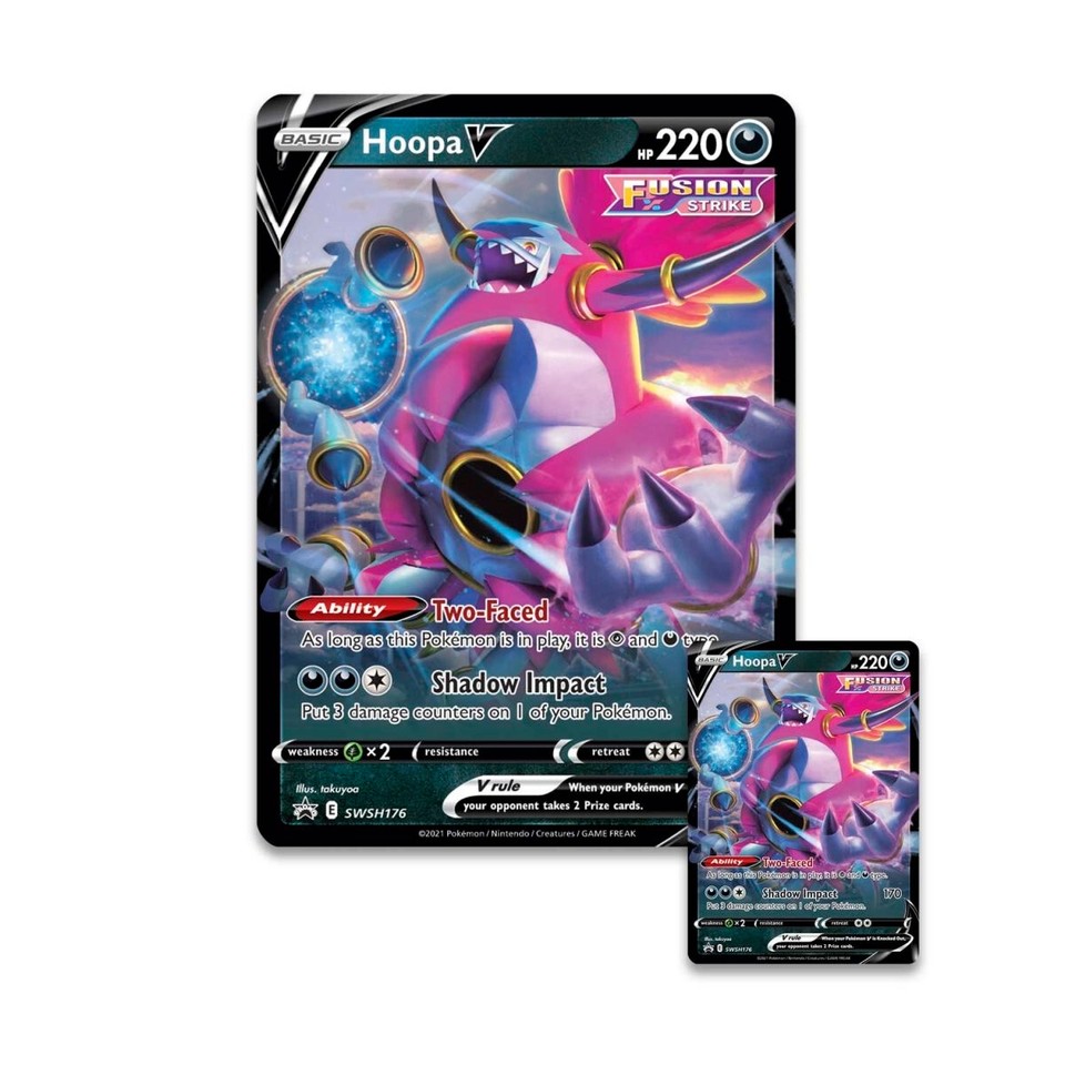 Hoopa V Premium Collection Box Evolving Skies Booster 151 Go Pokemon ...