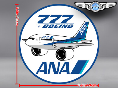 ANA ALL NIPPON AIRWAYS PUDGY BOEING 777 B777 ROUND DECAL / STICKER | eBay