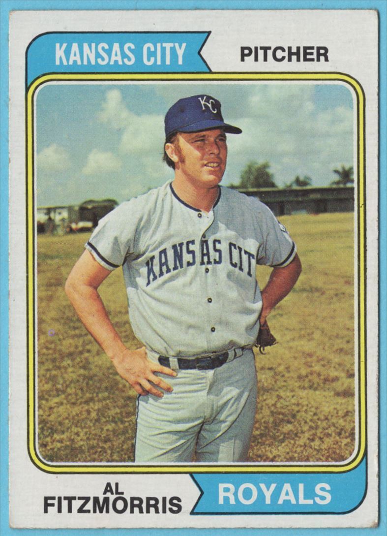 1974 Topps Al Fitzmorris Kansas City Royals #191 | eBay