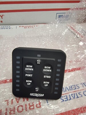 NEW Lectrotab One-Touch Leveling LED Trim Tab Control Switch Free Fast ...