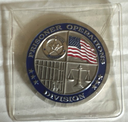 Challenge Coin United States Marshall Prisoner Operations Division | eBay