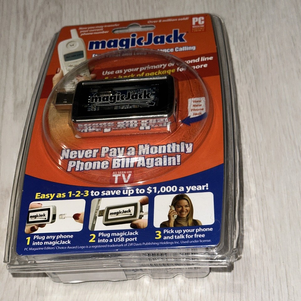 MAGIC JACK USB PHONE CALLING DEVICE JACK - Sealed. NEW | eBay