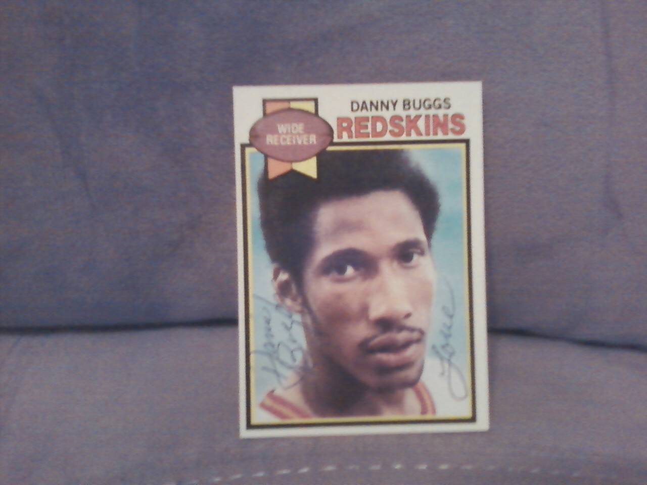 1979 TOPPS DANNY BUGGS AUTOGRAPHED#528 FOOTBALL CARD | eBay