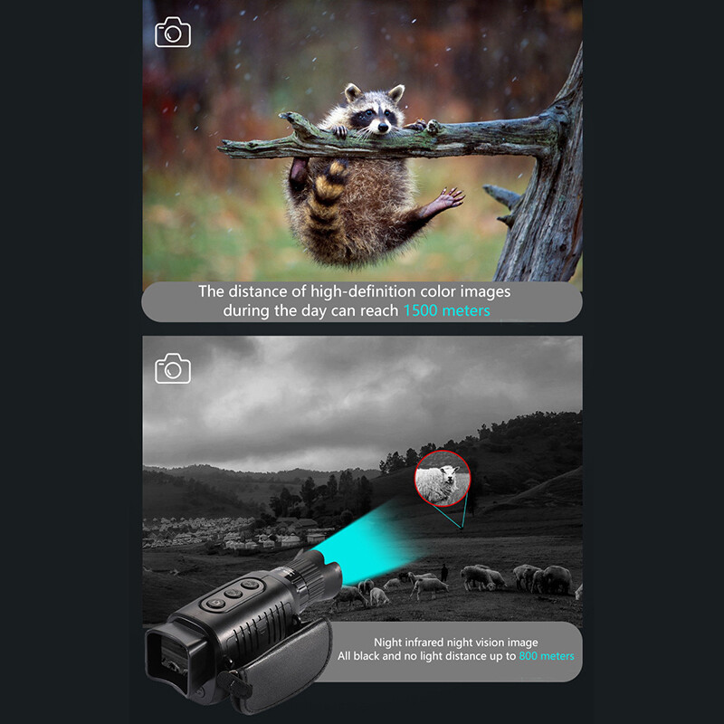 Outdoor High-definition Infrared Night Vision Video Recording Telescope ...