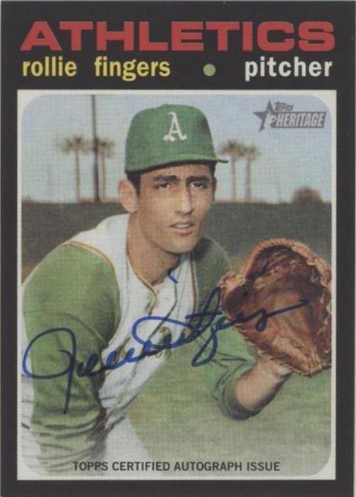 2020 Topps Heritage High Number - Real One Autographs Rollie Fingers # ...