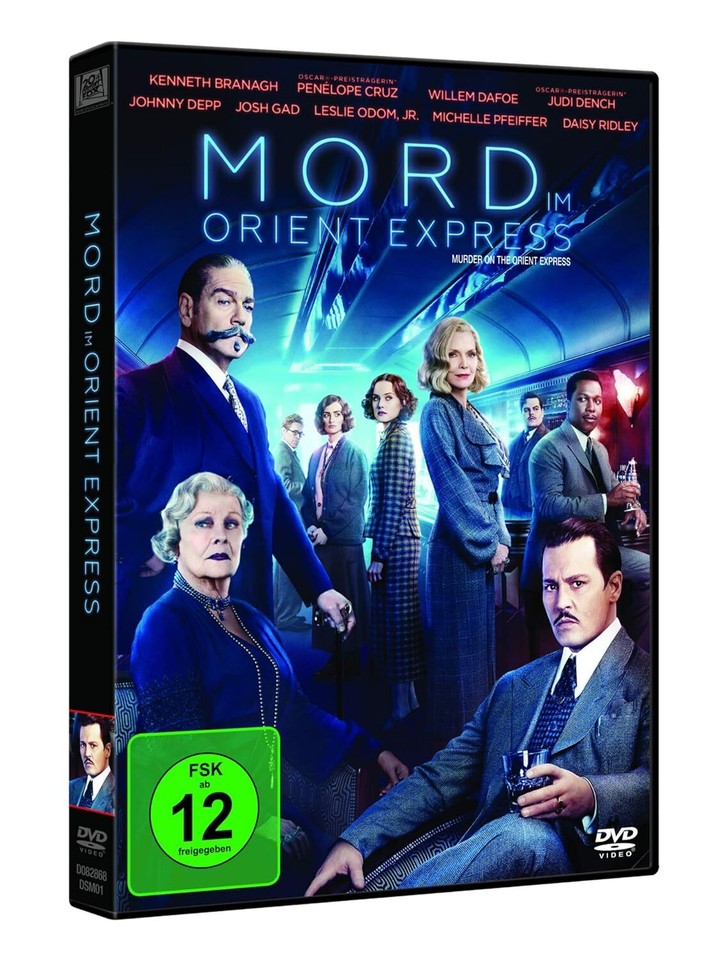 Mord im Orient Express (DVD) Branagh Kenneth Depp Johnny Pfeiffer (UK ...