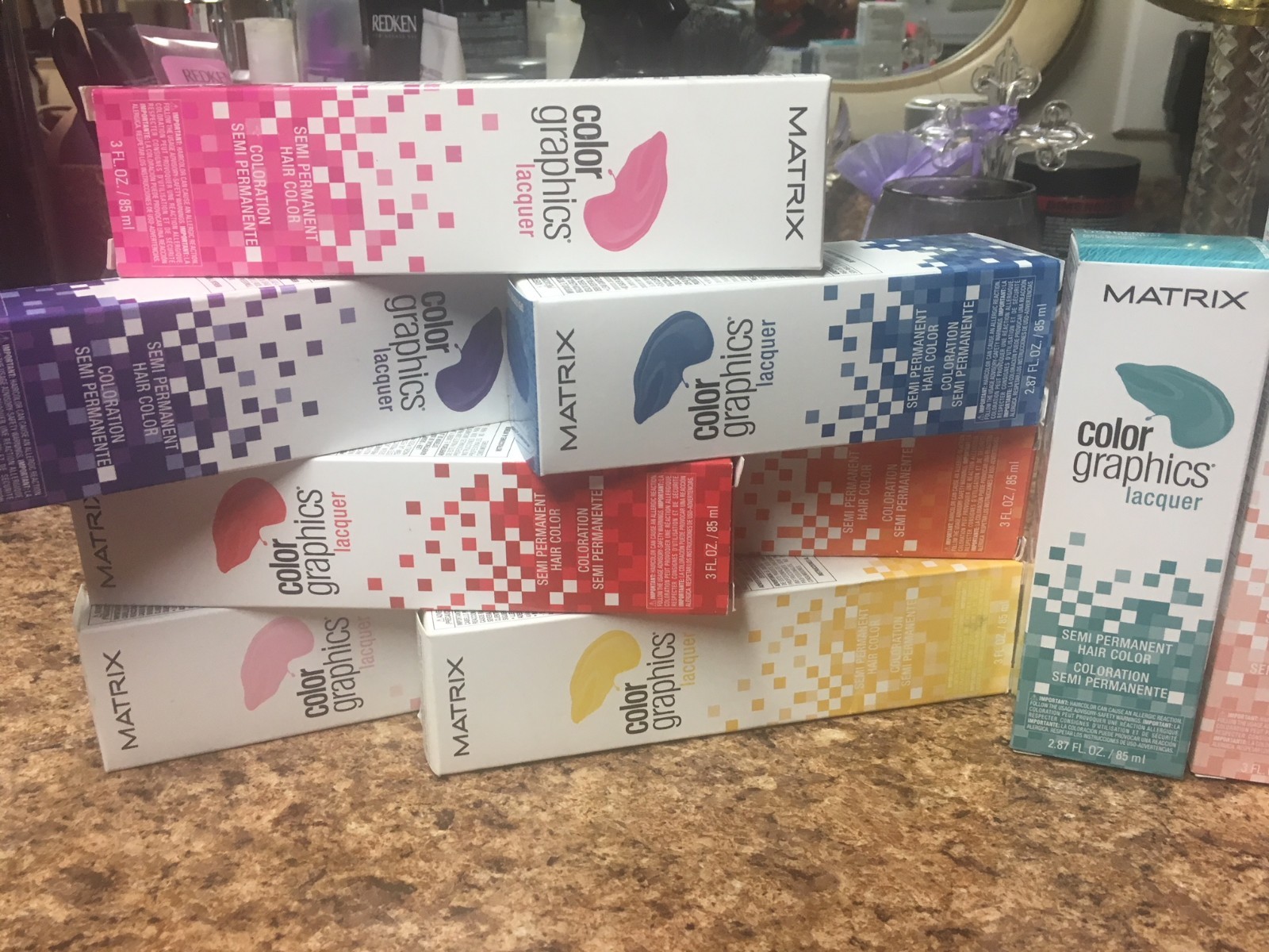 Matrix COLOR GRAPHICS LACQUER Professional Semi-Permanent Hair Color ...