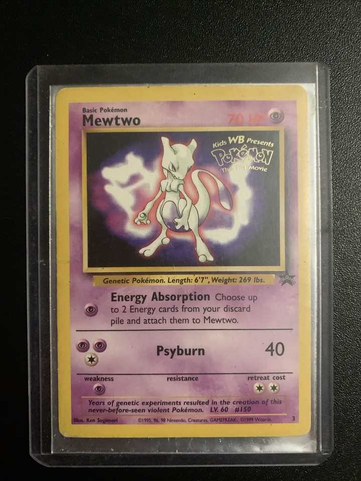 Pokémon TCG Mewtwo Wizards Black Star Promos 3 Regular Promo Promo | eBay
