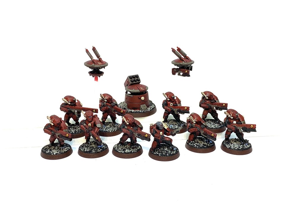 TAU FARSIGHT ENCLAVE COMBAT PATROL ARMY! 30 28mm ProPainted Chaos ...