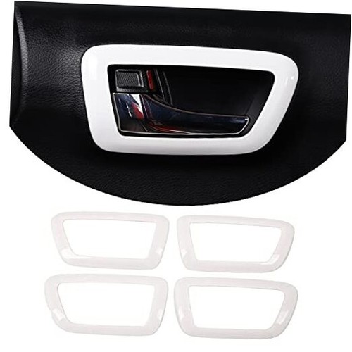 4PCS ABS Inner Car Look Interior Door Handle Panel Cover Trim ...