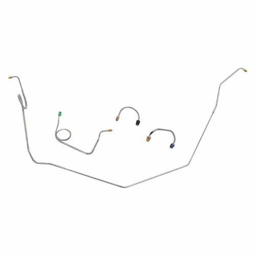 1969 Camaro 69 Nova MANUAL DRUM 4PC Front Brake Lines Set Kit Tubes ...