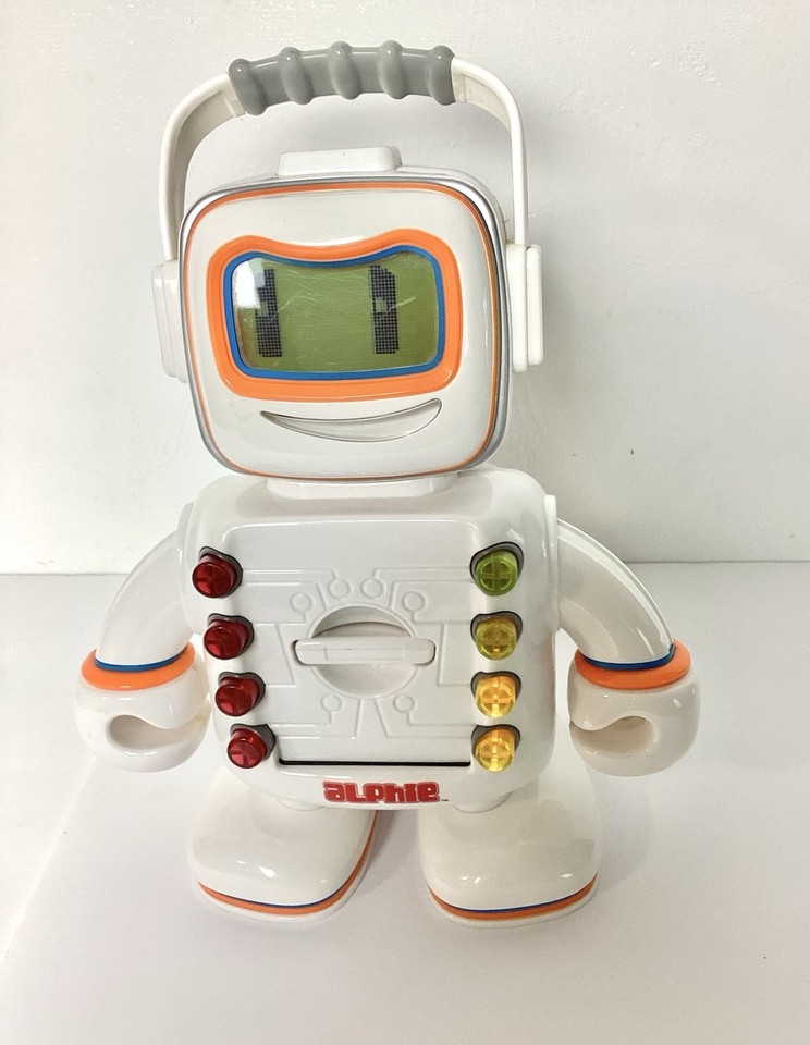 Playskool Alphie Robot Talking Interactive Educational Toy Game w/ 30 ...