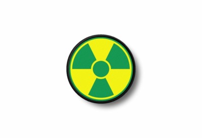 Patch Embroidered Printed Thermoadhesive Symbol Radioactive Nuclear ...