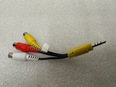 LOT 10 - 3.5mm Aux Male to 3-RCA Female AV Component Adapter Cable ...