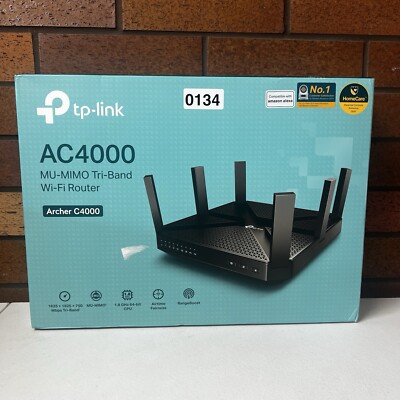 TP-Link Archer C4000 MU-MIMO AC4000 4Gbps Tri-Band Wi-Fi Router | eBay