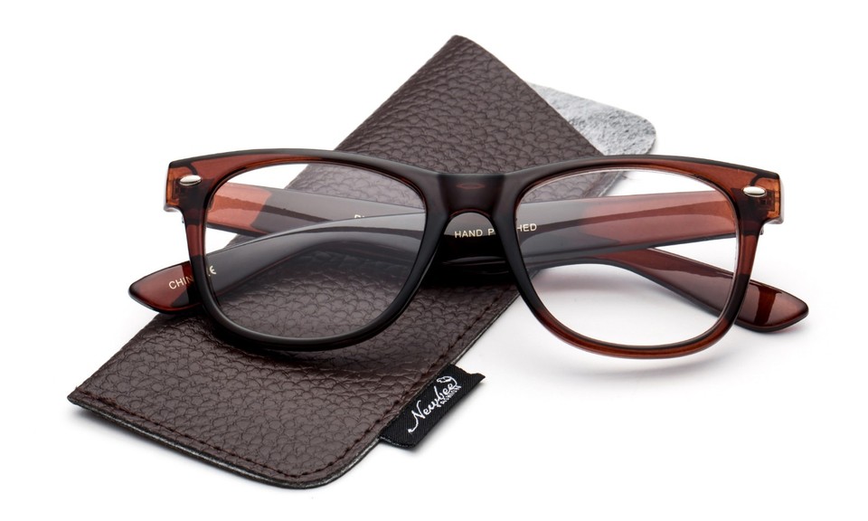 Reading Glasses Horned Rim Readers Vintage Retro Squared Readers with ...