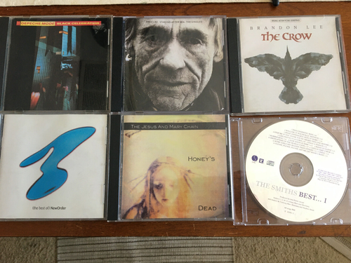 Goth Rock CD Lot: New Order Smiths Cure Jesus/Mary Chain Depeche Crow ...