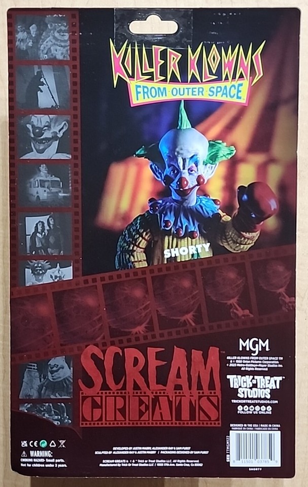 SCREAM GREATS - KILLER KLOWNS FROM OUTER SPACE - SHORTY 8" FIGURE | eBay