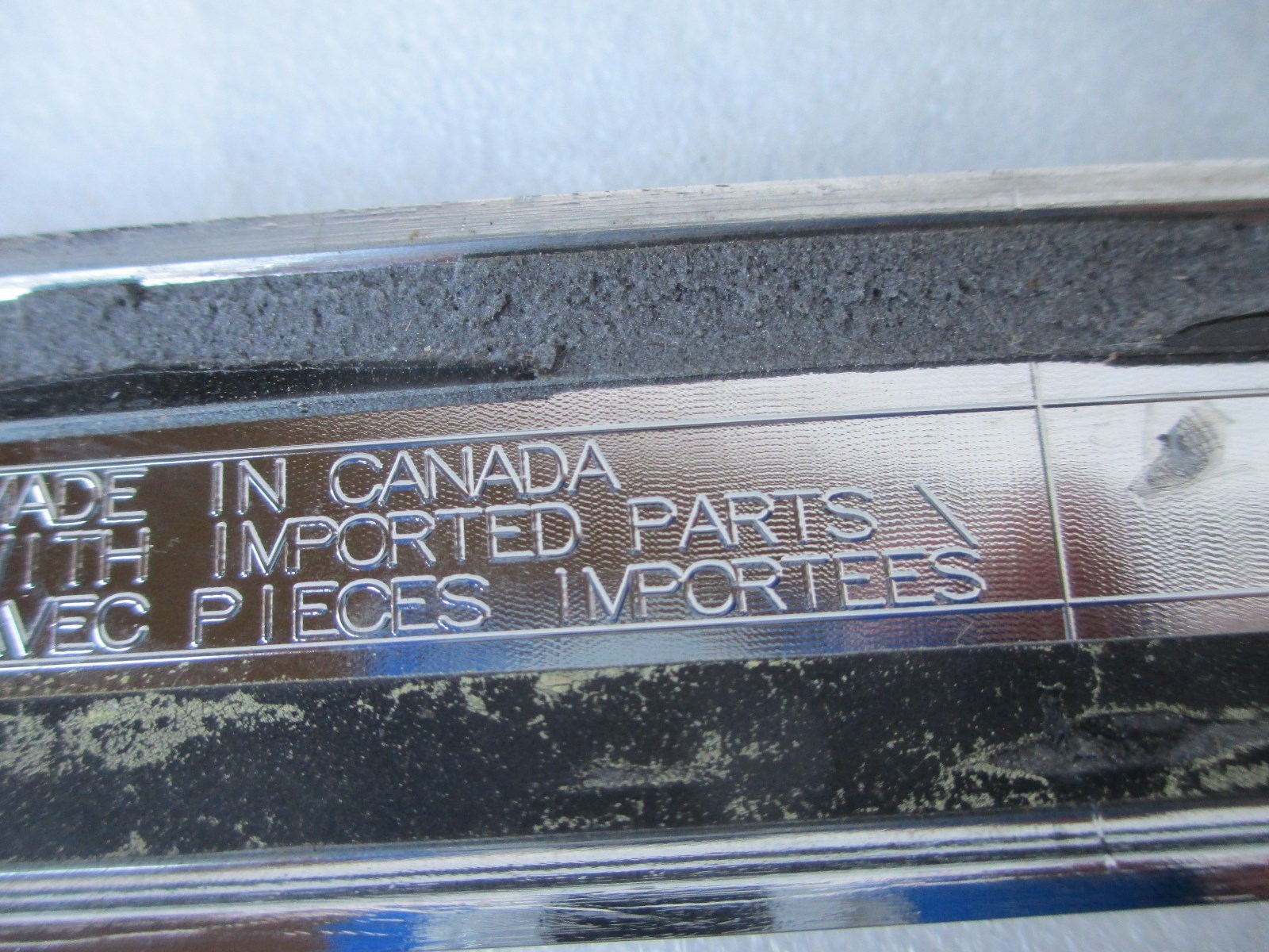 BMW X5 2014 2015 2016 2017 REAR BUMPER CHROME MOLDING STRIPE OEM ...