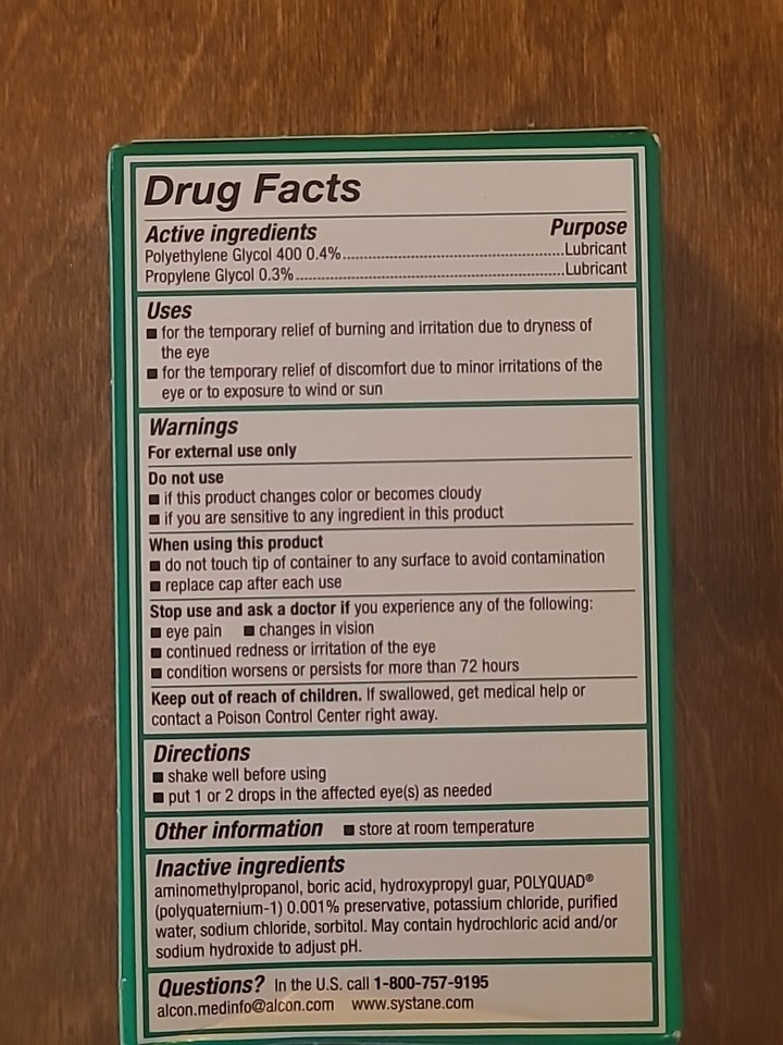 Systane Ultra Lubricant Eye Drops Twin Pack Two 10mL Bottles Expiration ...