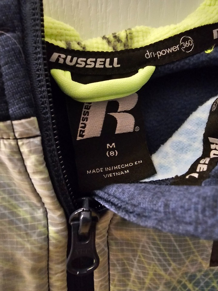 Seattle Seahawks LOGO - RUSSELL - Youth Medium M Hoodie Full Zip SIZE 8 ...