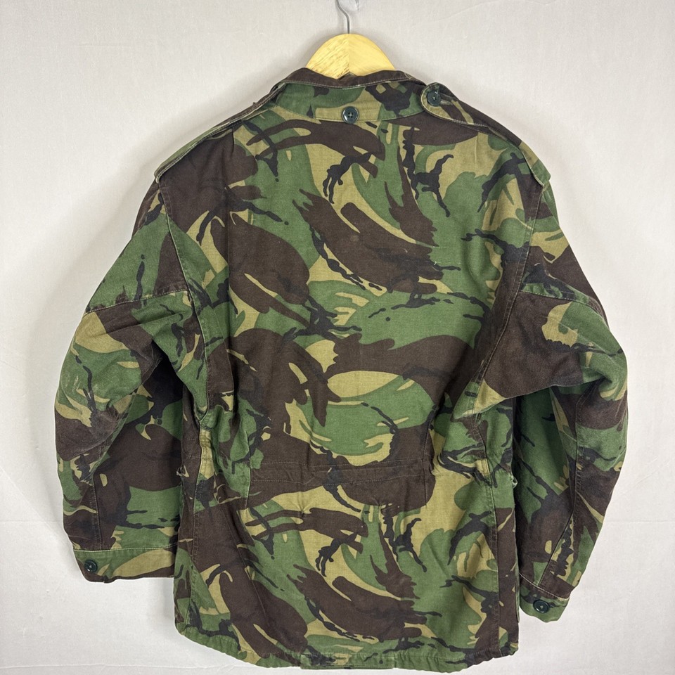 British Army DPM Camo Smock Combat Jacket Size 1 NATO 6070/8595 Vintage ...