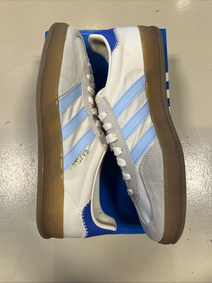 Adidas Gazelle Indoor “Off White Clear Sky” Colorway Size 10 Authentic ...