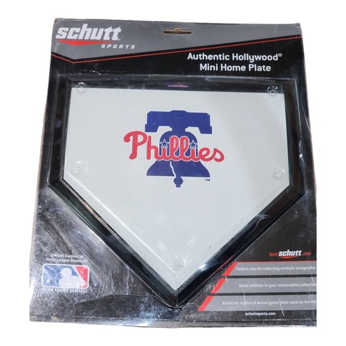 PHILADELPHIA PHILLIES Mini Home Plate SCHUTT SPORTS AUTHENTIC Bryce ...