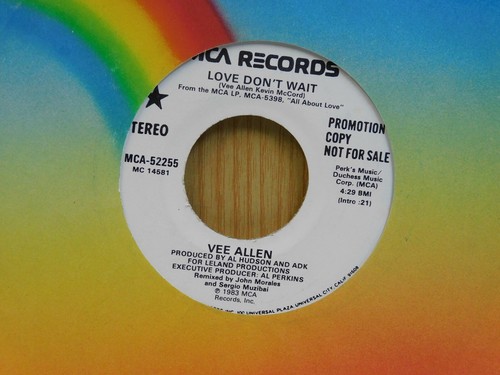 Vee Allen soul promo 45 Love Dont Wait on MCA | eBay