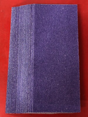 25 SHEETS 3M 03076 PURPLE PERFORMANCE 3-2/3" x 9" AUTOMOTIVE SANDPAPER ...