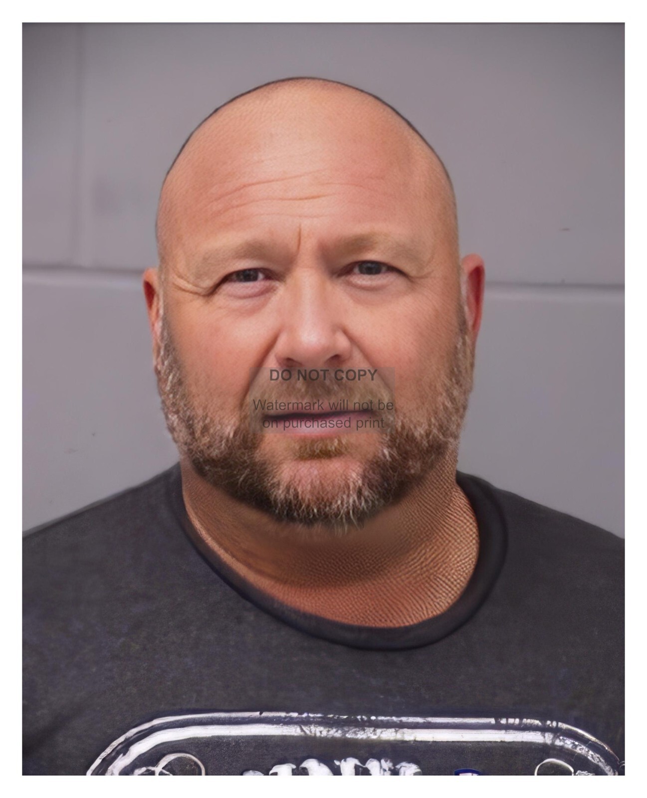 ALEX JONES DRUNK DRIVING MUGSHOT DIGITALLY ENHANCED 8X10 PHOTO REPRINT ...