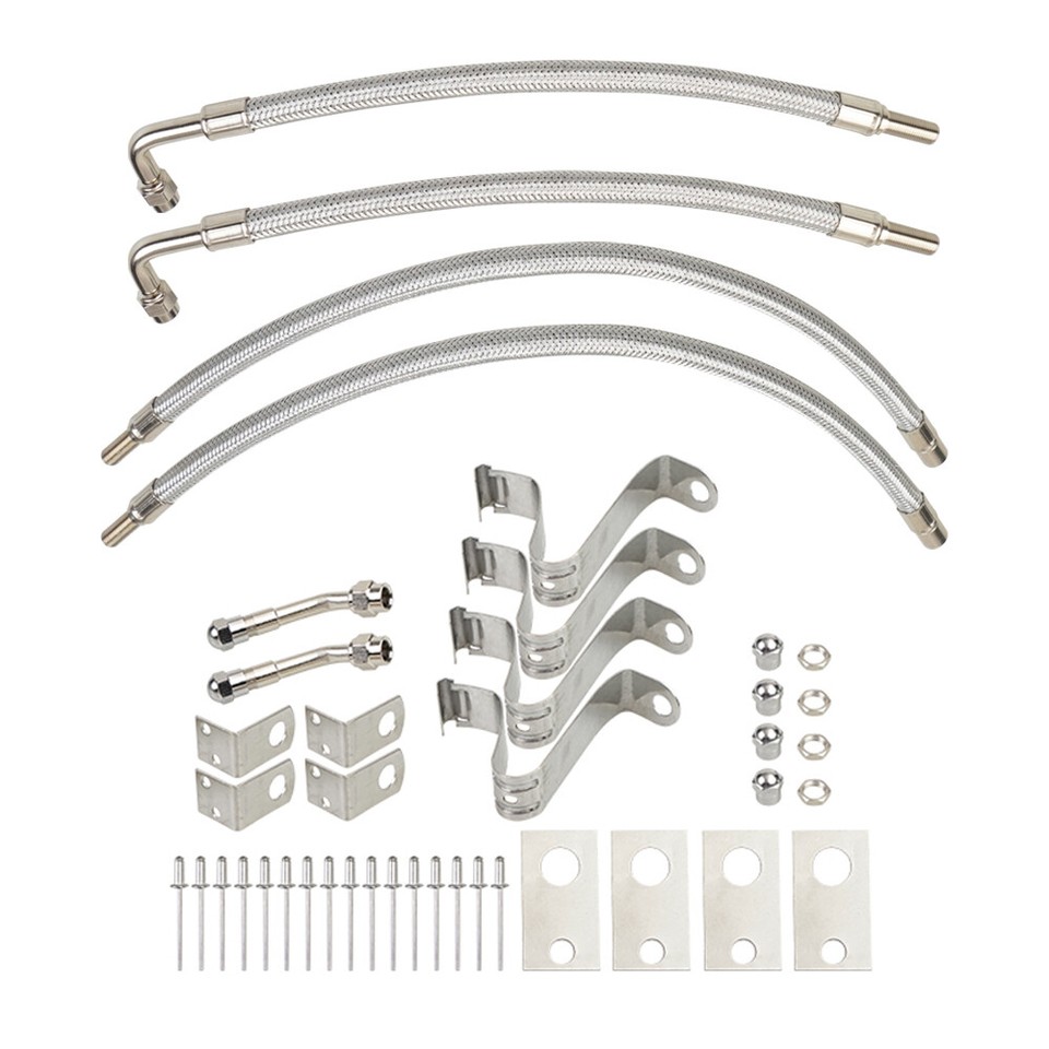Dually Valve Stem Extenders Kit Double Tire Air Inflation Kit Fit 16 ...