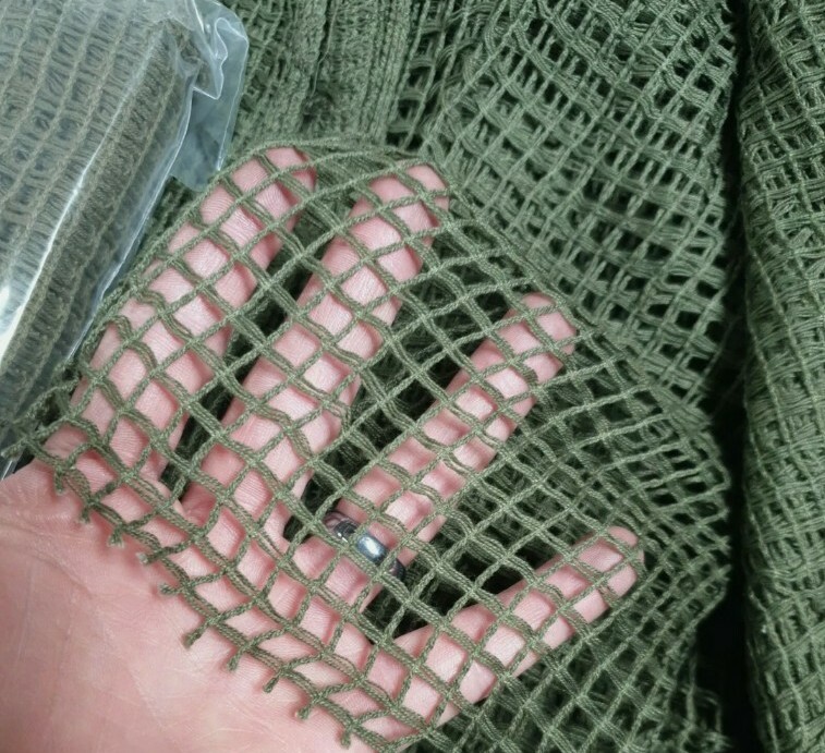 New Original British Army Scrim Net Camo Scarf Headnet Camouflage Olive ...
