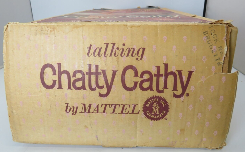 Chatty Cathy doll Mattel 1960 Brunette Hair Blue Eyes W/ Box | eBay