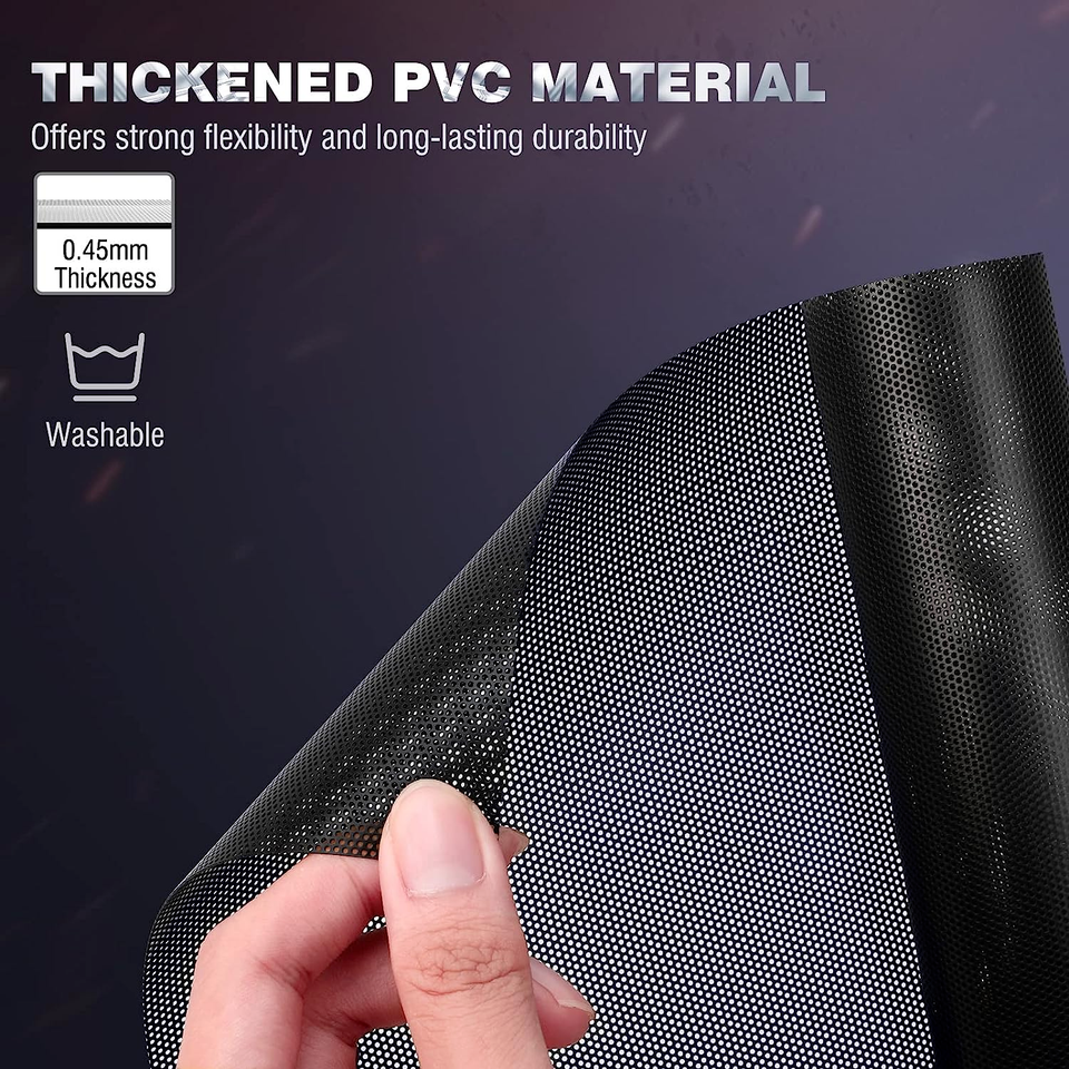 Moko 400X300Mm DIY PC Case Dust Mesh Filter, [2 Pack] PVC Dustproof ...