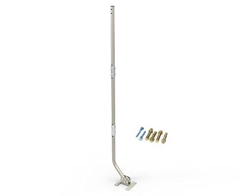 Outdoor Antenna/Weather Station Adjustable Mounting Pole with Extension ...