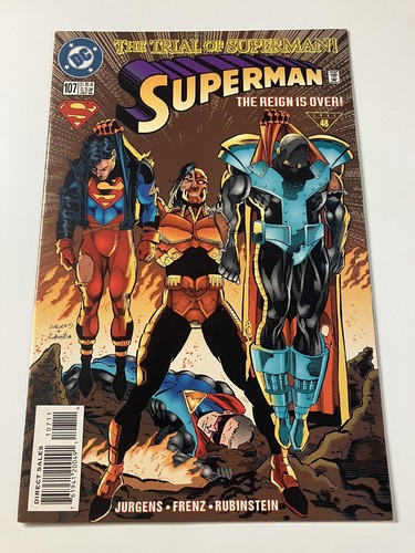 SUPERMAN #107 THE TRIAL OF SUPERMAN (1995) JOE RUBINSTEIN ART -DC ...