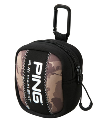 Ping Japan Golf Round Ball Pouch Bag Case GB-N2310 Camo Brown | eBay