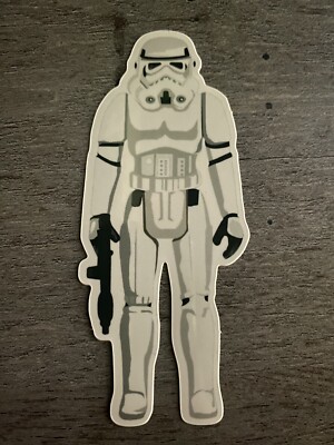 Stormtrooper action figure illustration VINYL STICKER Inspired By Star ...