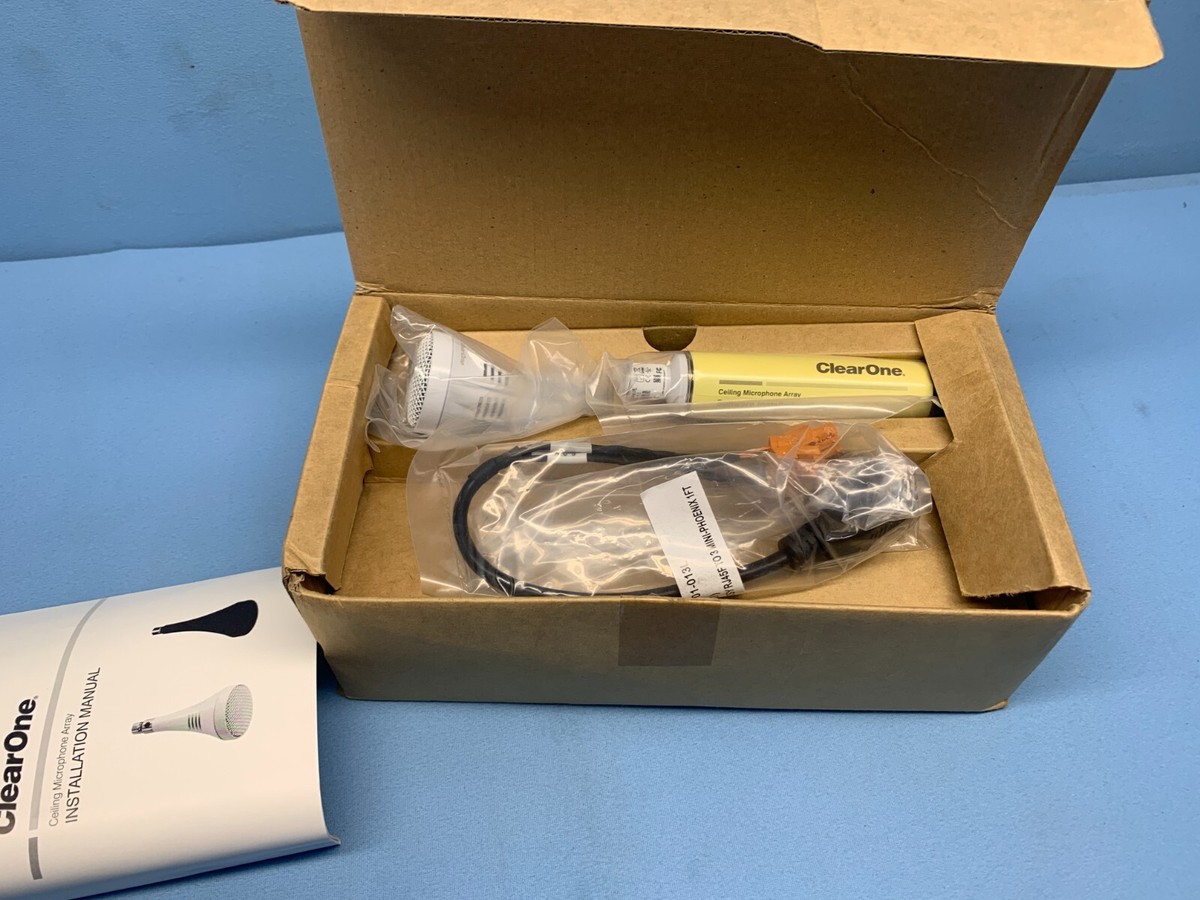 Clearone Ceiling Microphone Array Manual | Shelly Lighting