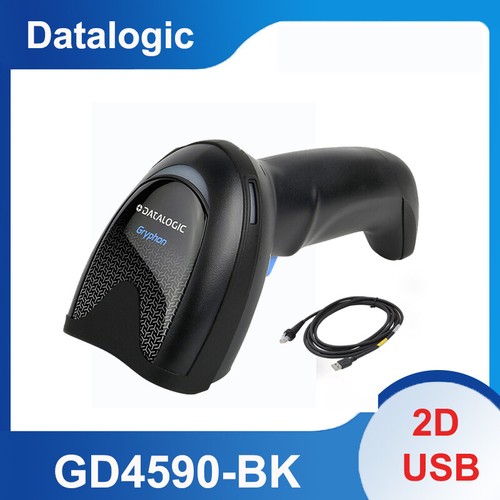 Datalogic Gryphon GD4590-BK 1D 2D Handheld Barcode Scanner Reader With ...