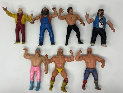 Vintage 80s WWF LJN 8” Action Figure Lot Of 7 Beaters Read Description ...