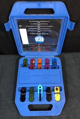 AST 10 Piece Line Disconnect Set 8110 Specialty Tool With Case Kit Snap ...
