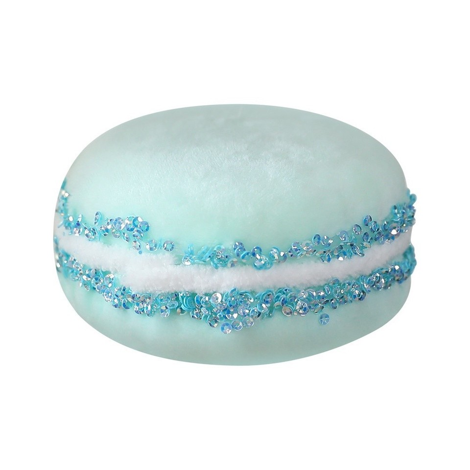 Light Blue Foam Macaron Ornament for Christmas Tree Holiday For Window ...