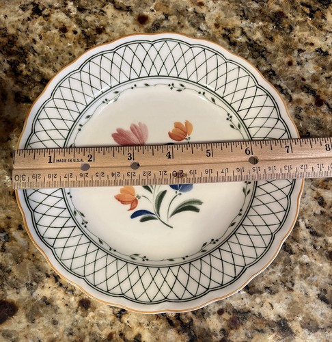 Nikko Provincal Designs Hampton Salad/Dessert Plates - Lots Of 5 1/7.25 ...