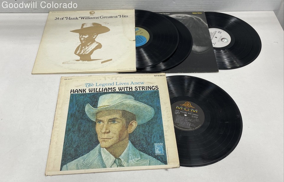 Elvis Presley Hank Williams Vinyl Record LP Lot 10 Bundle Vintage | eBay
